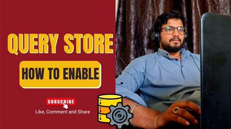 How To Enable Query Store In Sql Server Database Ssms Querystore Youtube