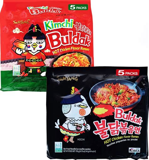 Samyang Hot Chicken Noedel Ramen 10 Packs Hot Chicken Spicy Buldak 5x