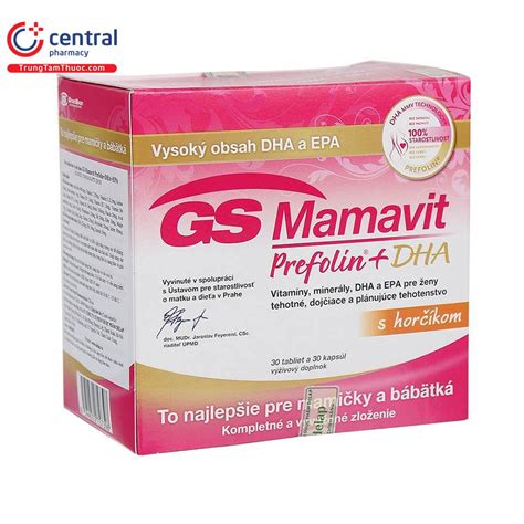 Thuốc Bổ Bầu Gs Mamavit Cung Cấp Vitamin Dha Epa Cho Thai Kỳ Khỏe Mạnh