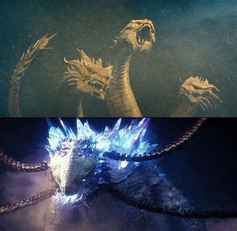 King Ghidorah Vs Shimo By Mnstrfrc On Deviantart