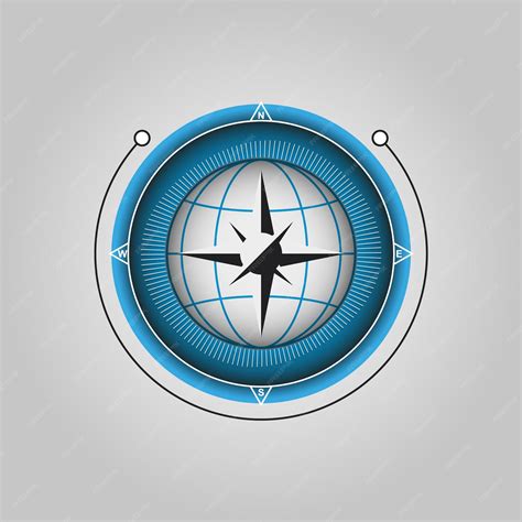 Premium Vector Compass Vector Illustration