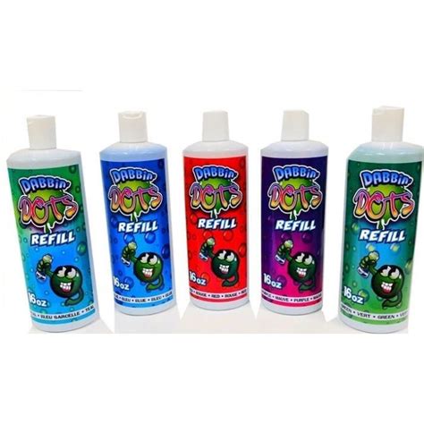 Dabbin Dots 16 Oz Refill Bottle