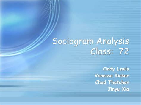 Ppt Sociogram Analysis Class 72 Powerpoint Presentation Free