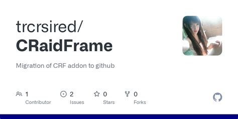 Github Trcrsiredcraidframe Migration Of Crf Addon To Github