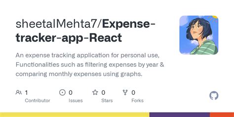 Github Sheetalmehta7expense Tracker App React An Expense Tracking Application For Personal