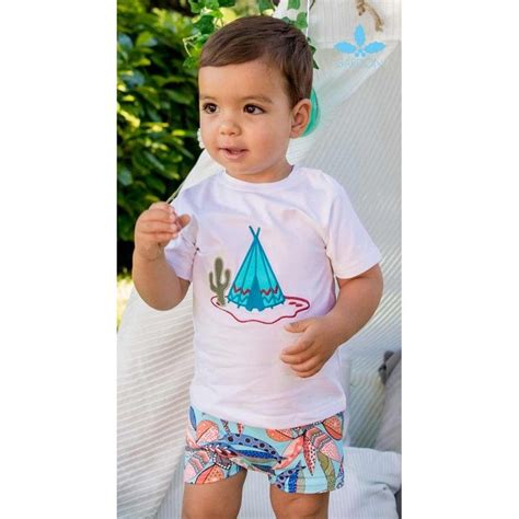 Sardon Summer 2023 Boy Swim Set Feathers