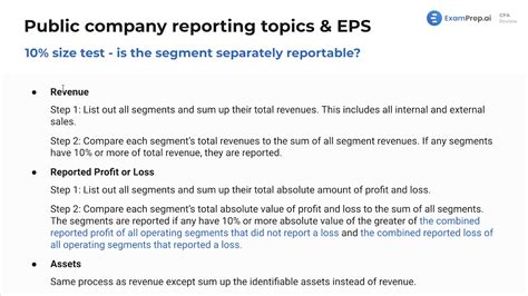 Segment Reporting Video Examprep Ai Cpa Review