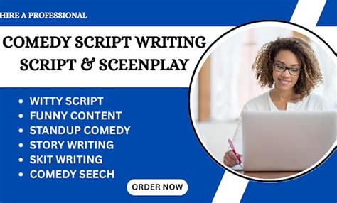 Write Funny Comedy Scripts Jokes Punch Up Witty Script Stand Up By Ada