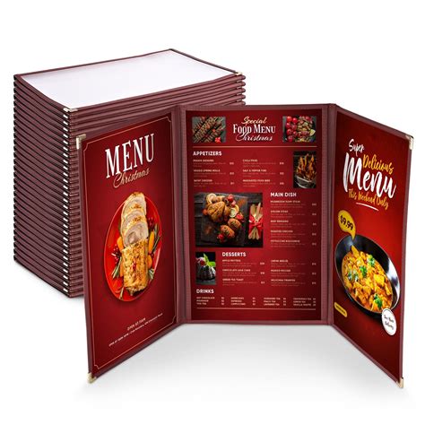 Wechef 30 Pack Restaurant Menu Covers 8 5 X 14 Desertcart Bahamas