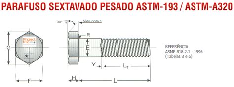 Parafuso Sextavado Pesado Astm A307 Grau Metalparafusos