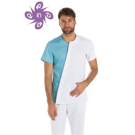 Bata Azul Porcelana Estética Rm Fardas E Uniformes Tamanho S