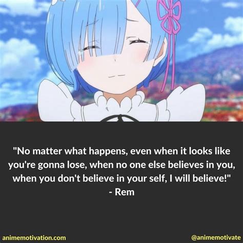 Rem Quotes To Subaru Natsuki Anime Quotes Anime Hd Anime Wallpapers