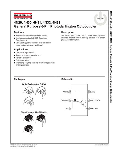 Complete Guide To Optocoupler Datasheet 4 Pin Configurations