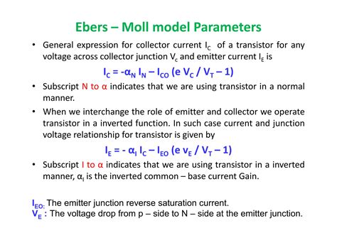 Ebers Moll Model Ppt Compatibility Mode Pdf