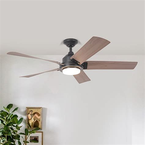 Ihomeadore 52 In Matte With Led Ceiling Fan With Light And Remote