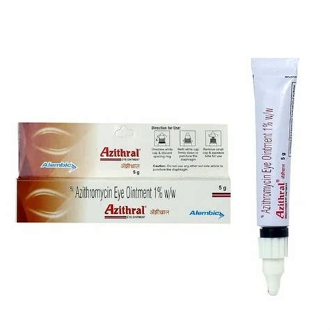 Azithral Azithromycin Eye Ointment Packaging Size 5 Gm At ₹ 175piece In Nagpur