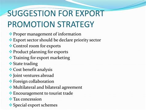 Ppt Assignment On Export Promotion And Import Substitution Strategy