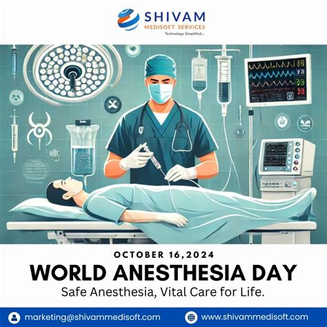 Shivam Medisoft Services On Linkedin Worldanesthesiaday