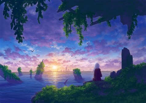 Safebooru 1girl Abandoned Absurdres Au Ito Bird Blue Sky Building