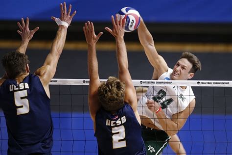 University Of Hawaii Mens Volleyball Team Sweeps Uc Santa Barbara To