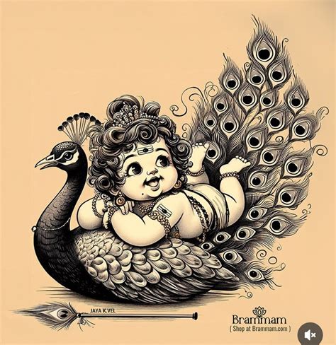 Lord Murugan Pencil Drawing