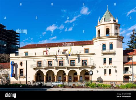 San Jose Civic Building Is A Historic Municipal Auditorium And A