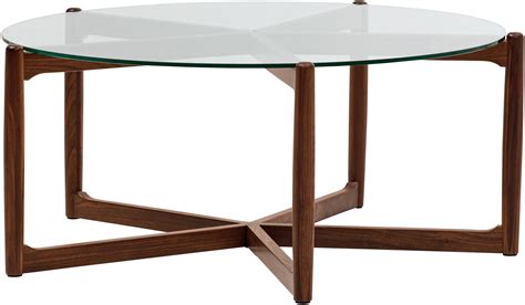 Moe S Home Collection Hetta Coffee Table Walnut Yc Modern Furniture Canada