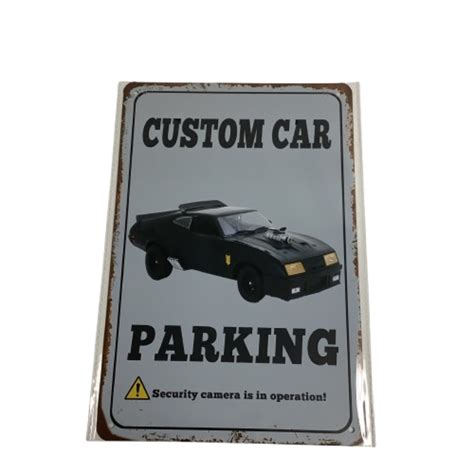 New Metal Man Cave Sign 20x30cm Custom Car Parking 2179 1 Pp