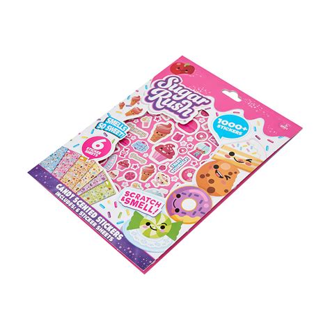 Sugar Rush Candy Scented Stickers Kmart