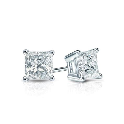 5 To 1 Carats Lab Grown Gold Diamond Earrings Overstock