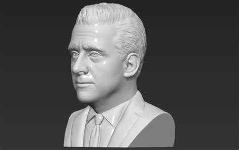 Michael Scott The Office Bust Ready For Full Color 3d Printing Pinshape