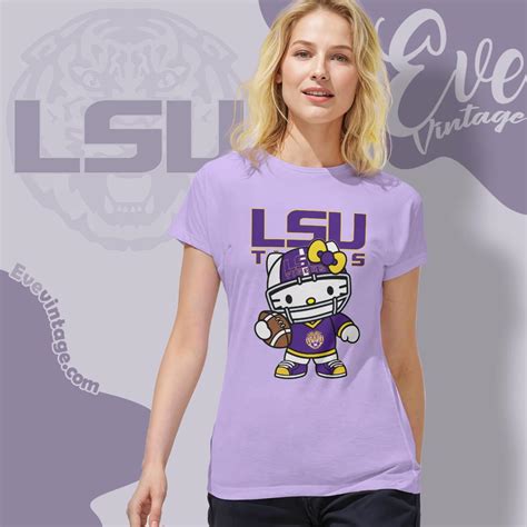 Hello Kitty Lsu Tigers Football Shirt Eve Vintage