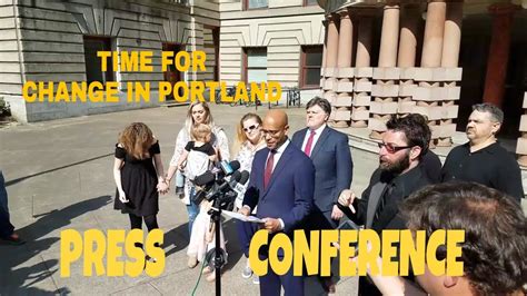 Press Conference Andrew Stroth Announces Lawsuit Against Portland Police Bureau Youtube