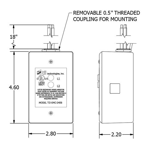 Emc 240b Surge Suppressor Tii Technologies
