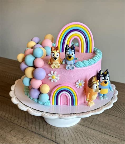 Number 1 Bluey Cake