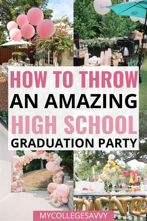 40 Genius High School Graduation Party Ideas High School Graduation Party Decorations