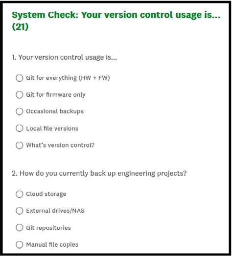 System Check Share Your Opinion On Version Control And Git