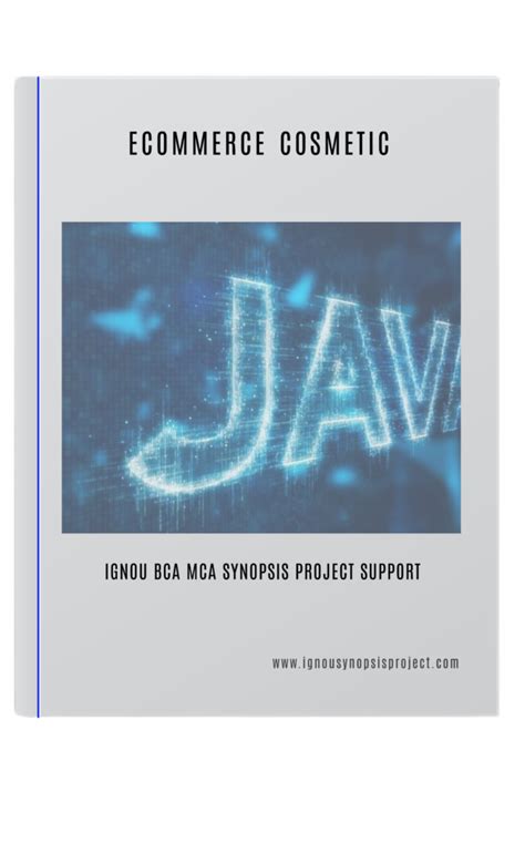Ecommerce Cosmetic Ignou Bca Mca Synopsis Project Support