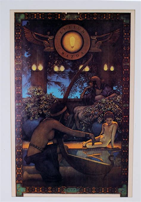 Sold Price Maxfield Parrish Print Egypt Edison Mazda Calendar November 5 0122 12 00 Pm Est
