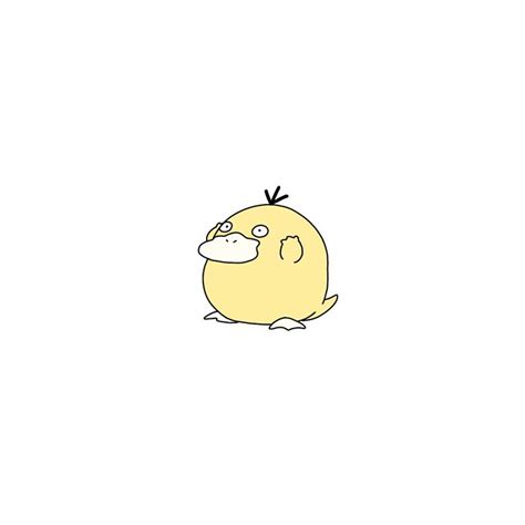 我画了柯达。插画师シパソ的呆萌可达鸭插画图片 Bobopic