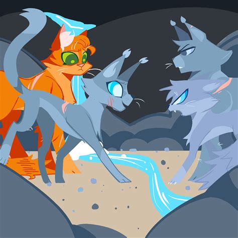 Warrior Cats Mistyfoot And Stonefur