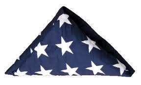 United States Flag Folded Triangle