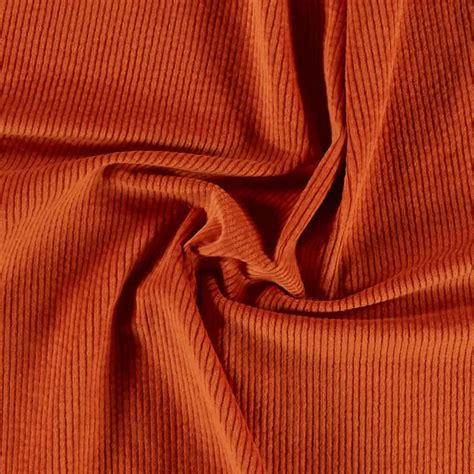 China Orange Corduroy Fabric Manufacturer Fandafabrics