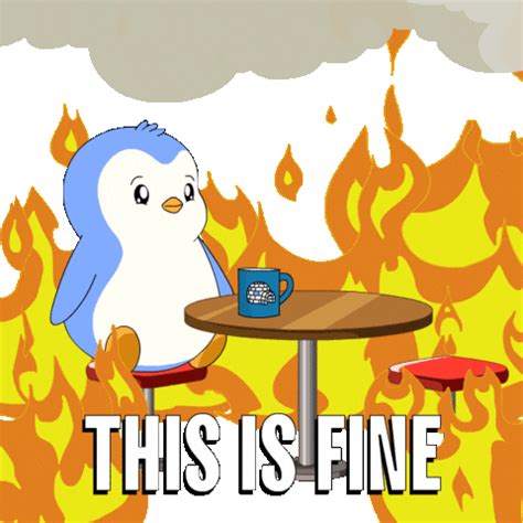 This Is Fine Meme Stickers Find And Share On Giphy