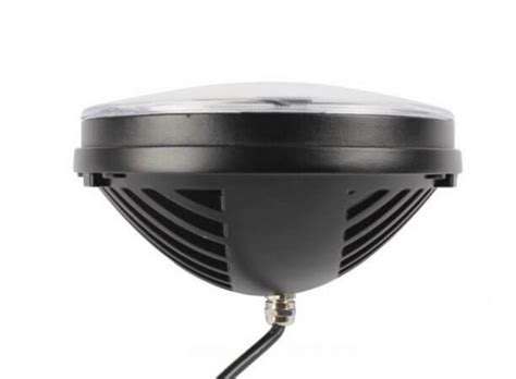 7 Motorcycle Led Headlight Round Halo Ring And High Low Beam