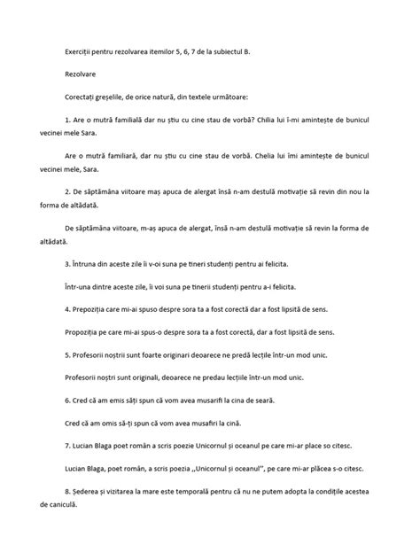 Exercitii Evaluarea Nationala Pdf