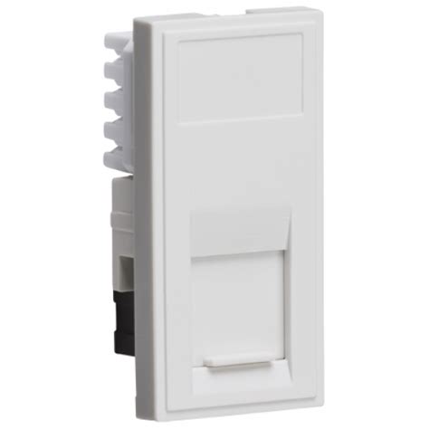 Rj45 Cat6 White Module 25mm X 50mm