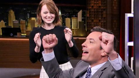 Emma Stone Plays Box Of Lies With Jimmy Fallon And Its Hilarious
