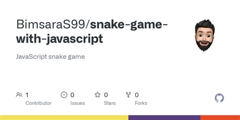 GitHub BimsaraS Snake Game With Javascript JavaScript Snake Game