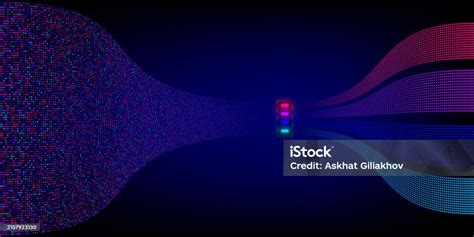 Visualization Of The Big Data Analysis Process Stock Illustration